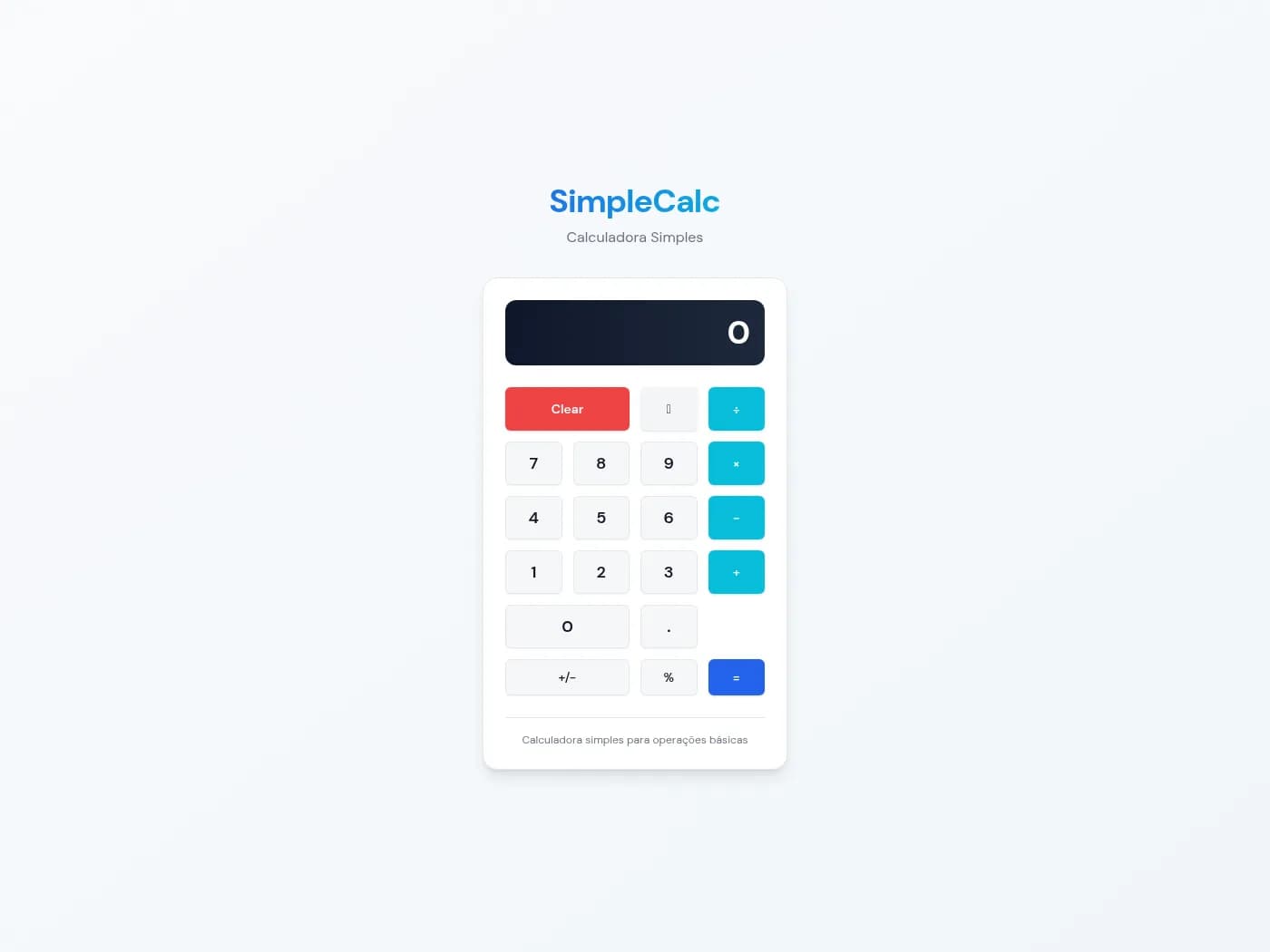 SimpleCalc