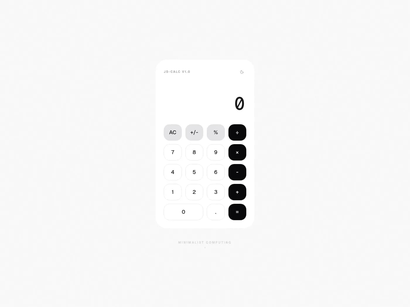 Simple JS Calculator