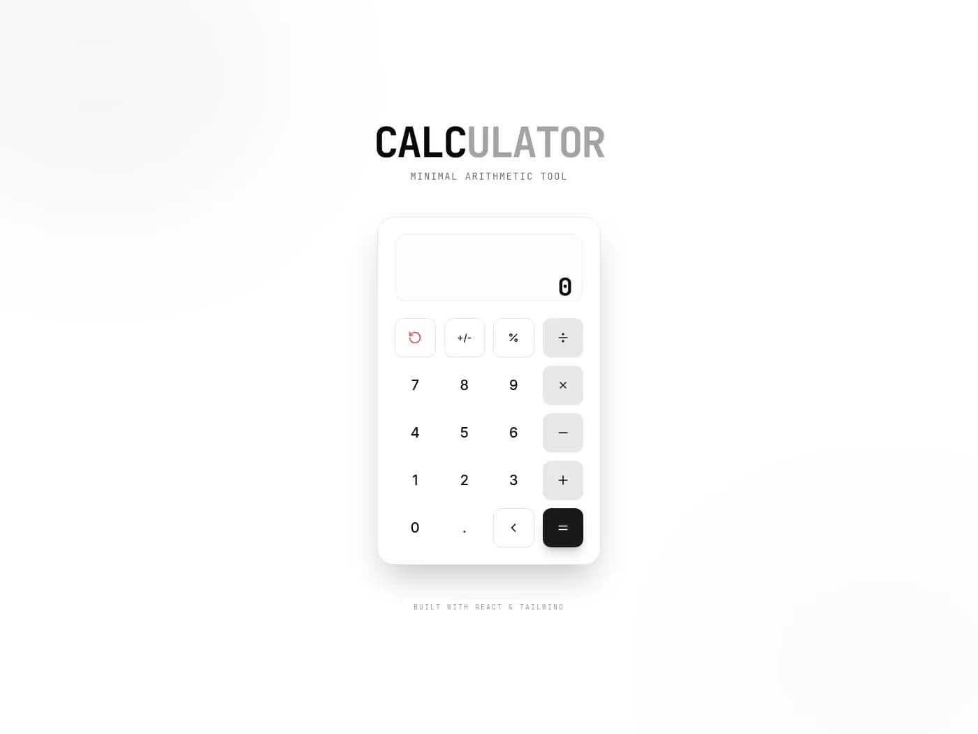 Simple JS Calculator