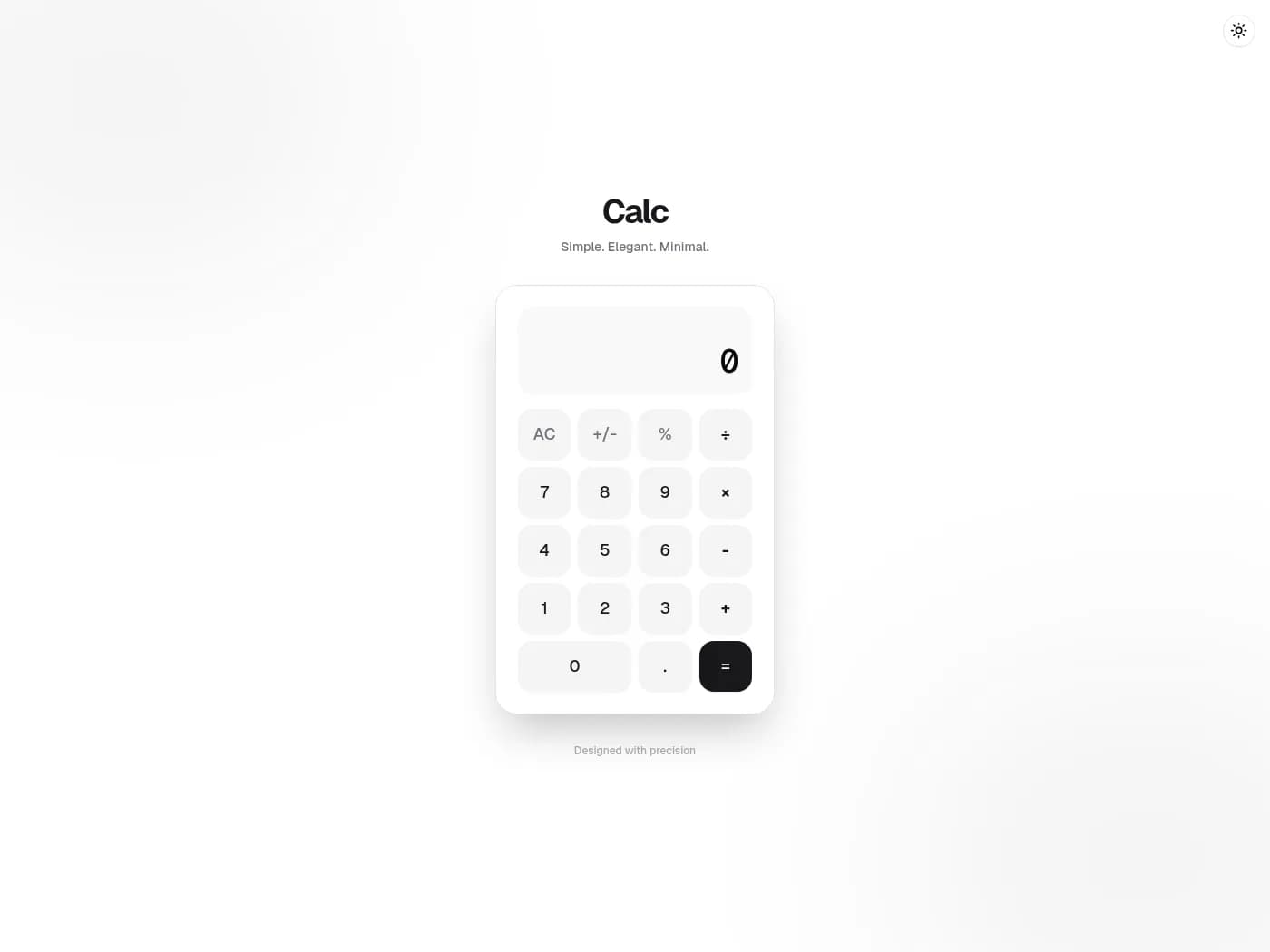 Simple JS Calculator