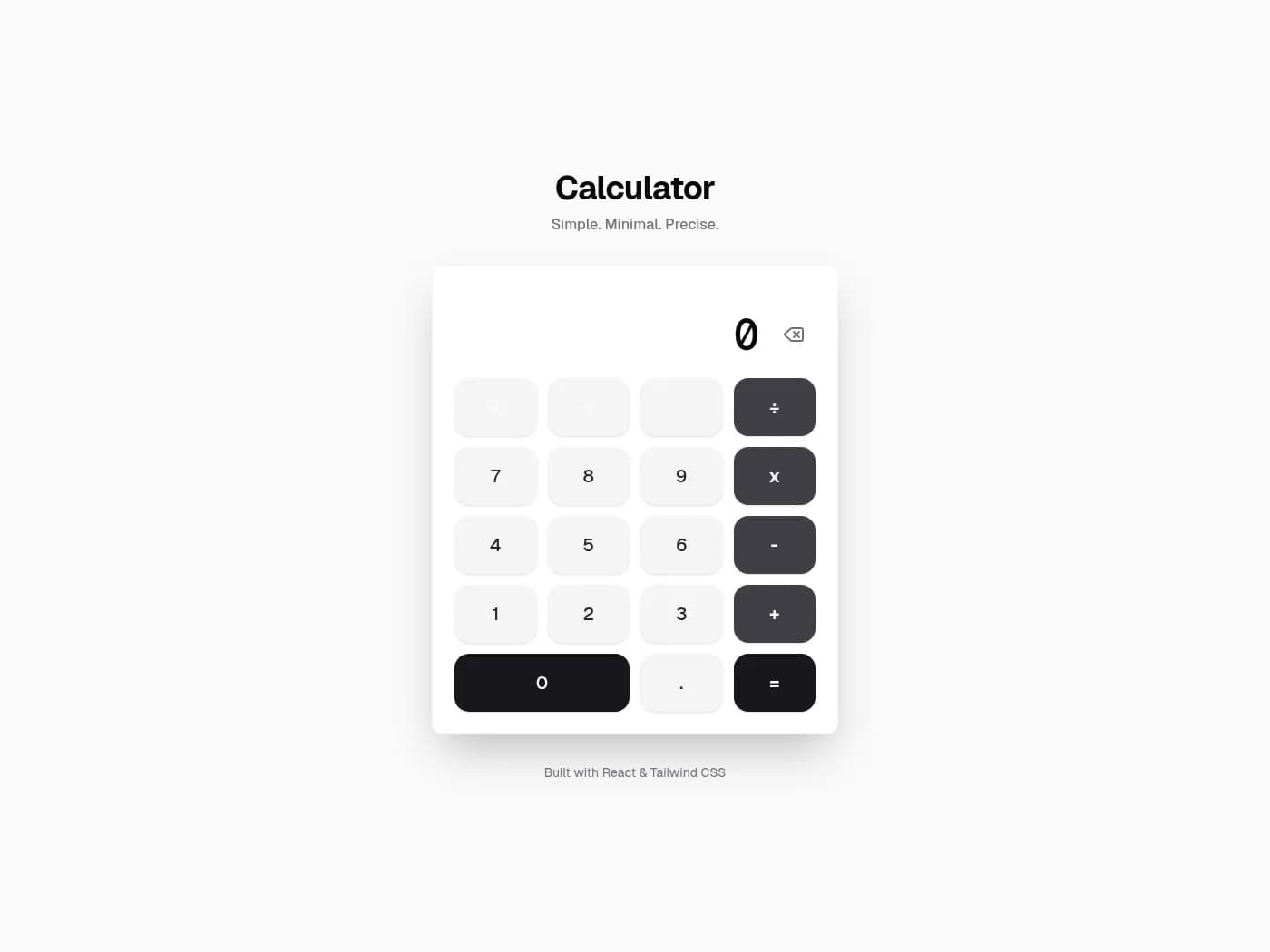 Simple JS Calculator