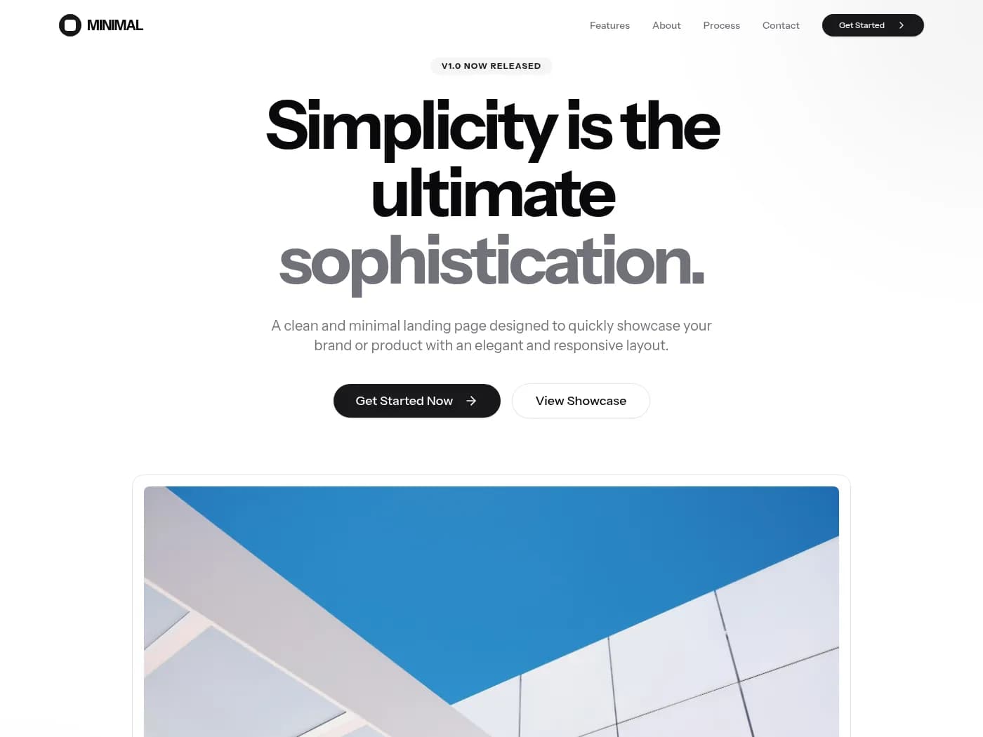 Simple Landing Page