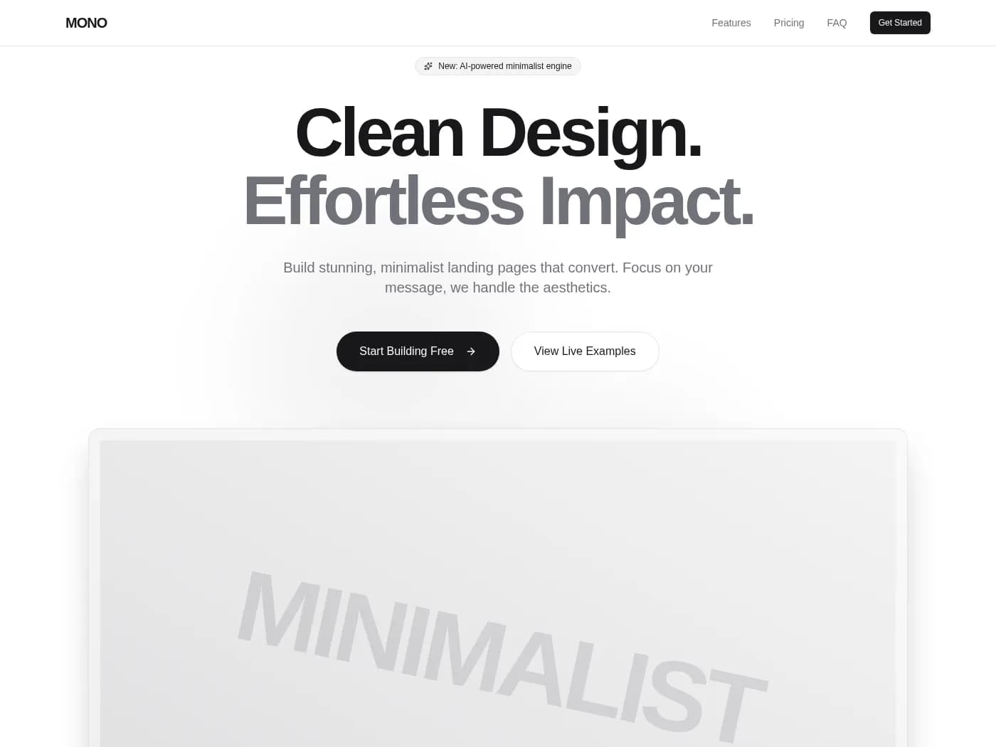 Simple Landing Page