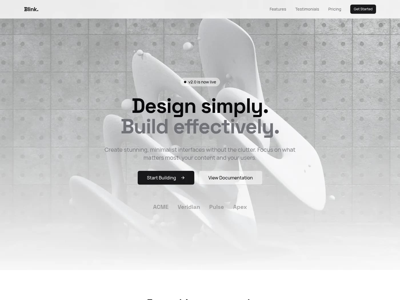 Simple Landing Page