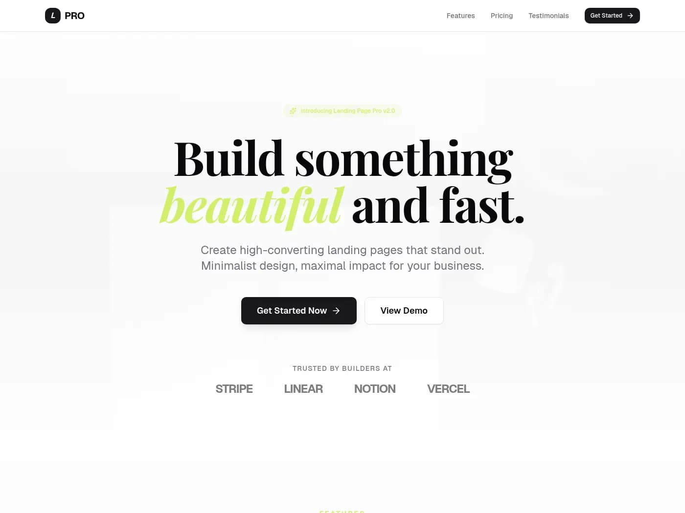 Landing Page Pro