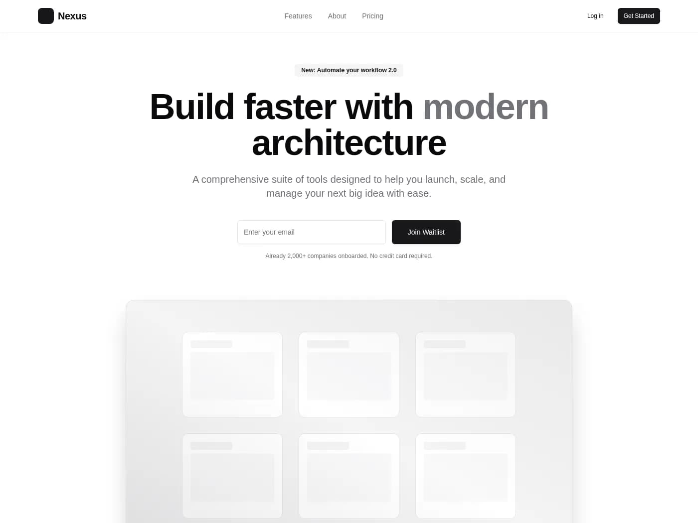 Easy Landing Page