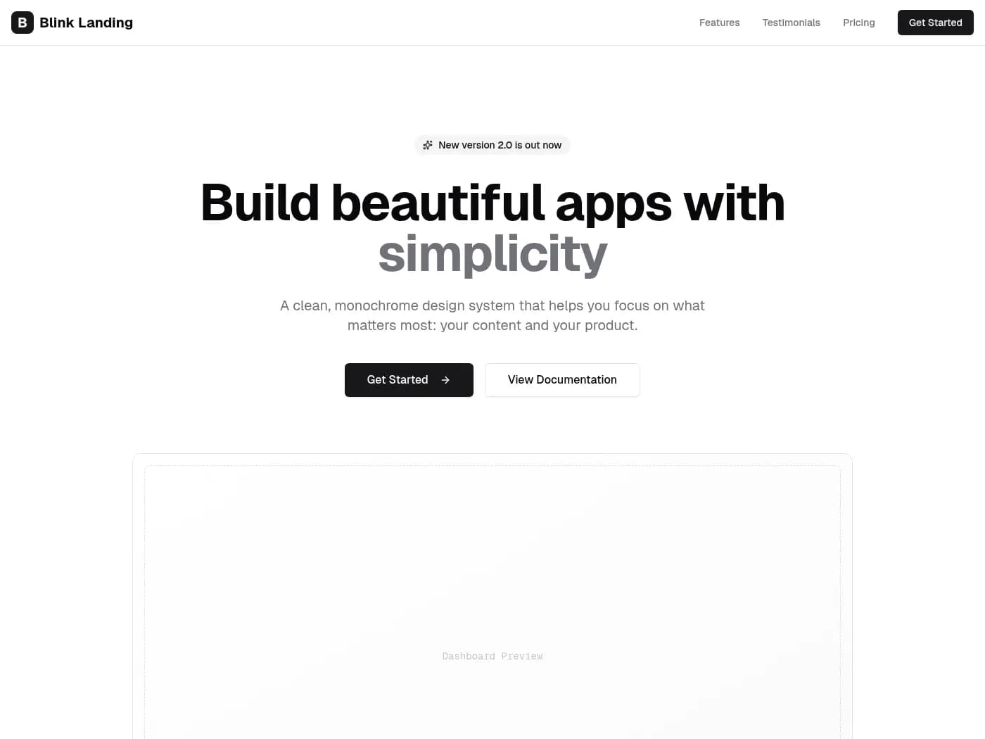 Simple Landing Page