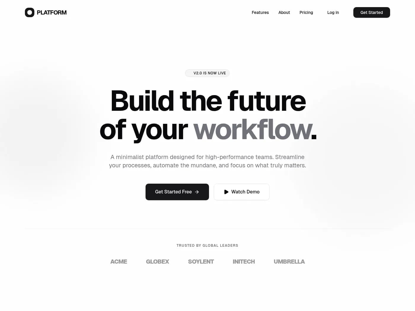 Simple Landing Page