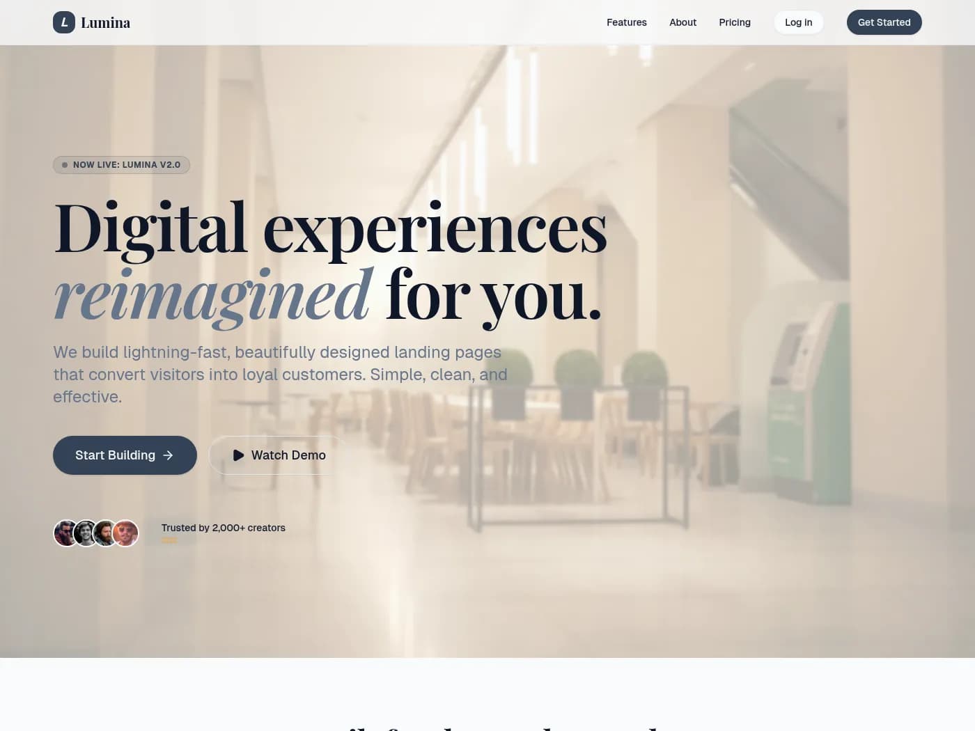 Simple Landing Page