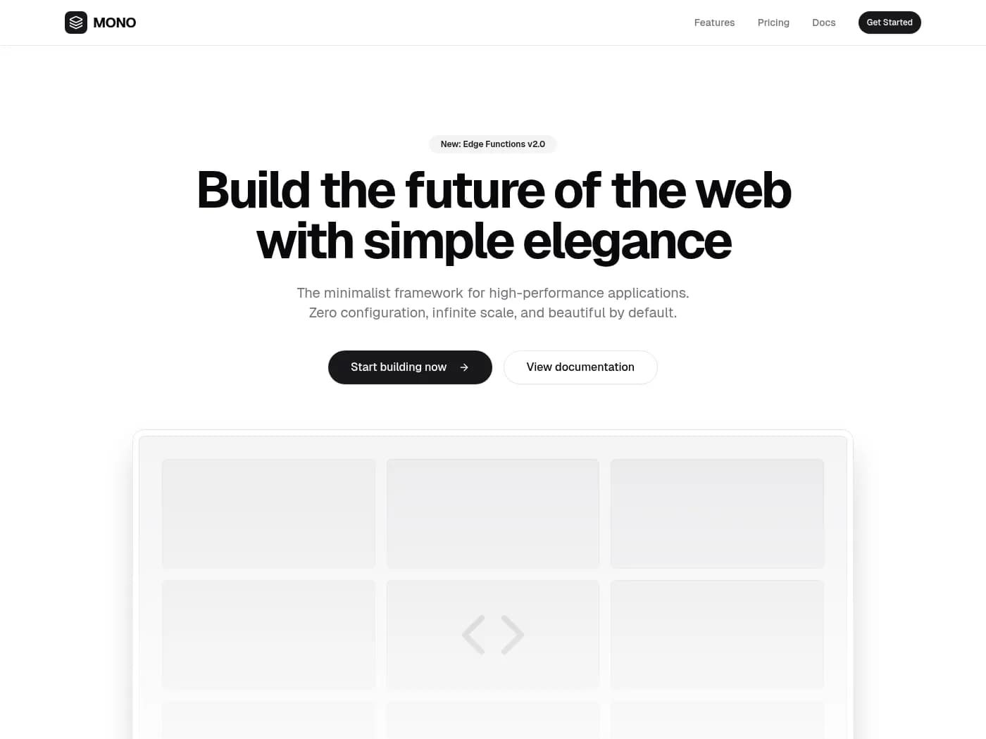Simple Landing Page