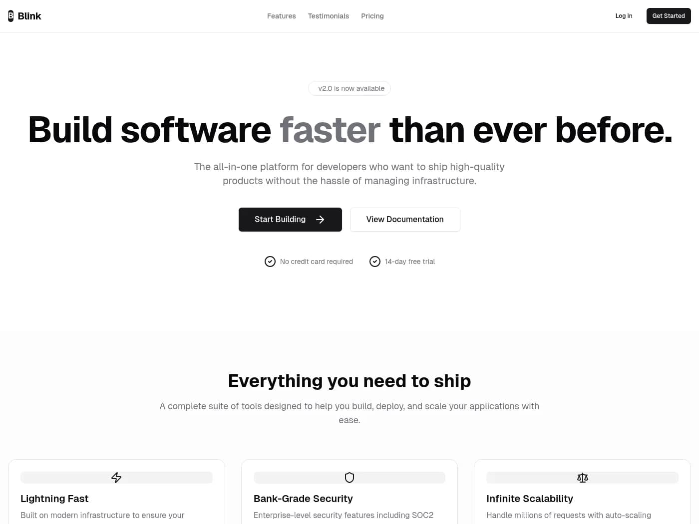 Simple Landing Page