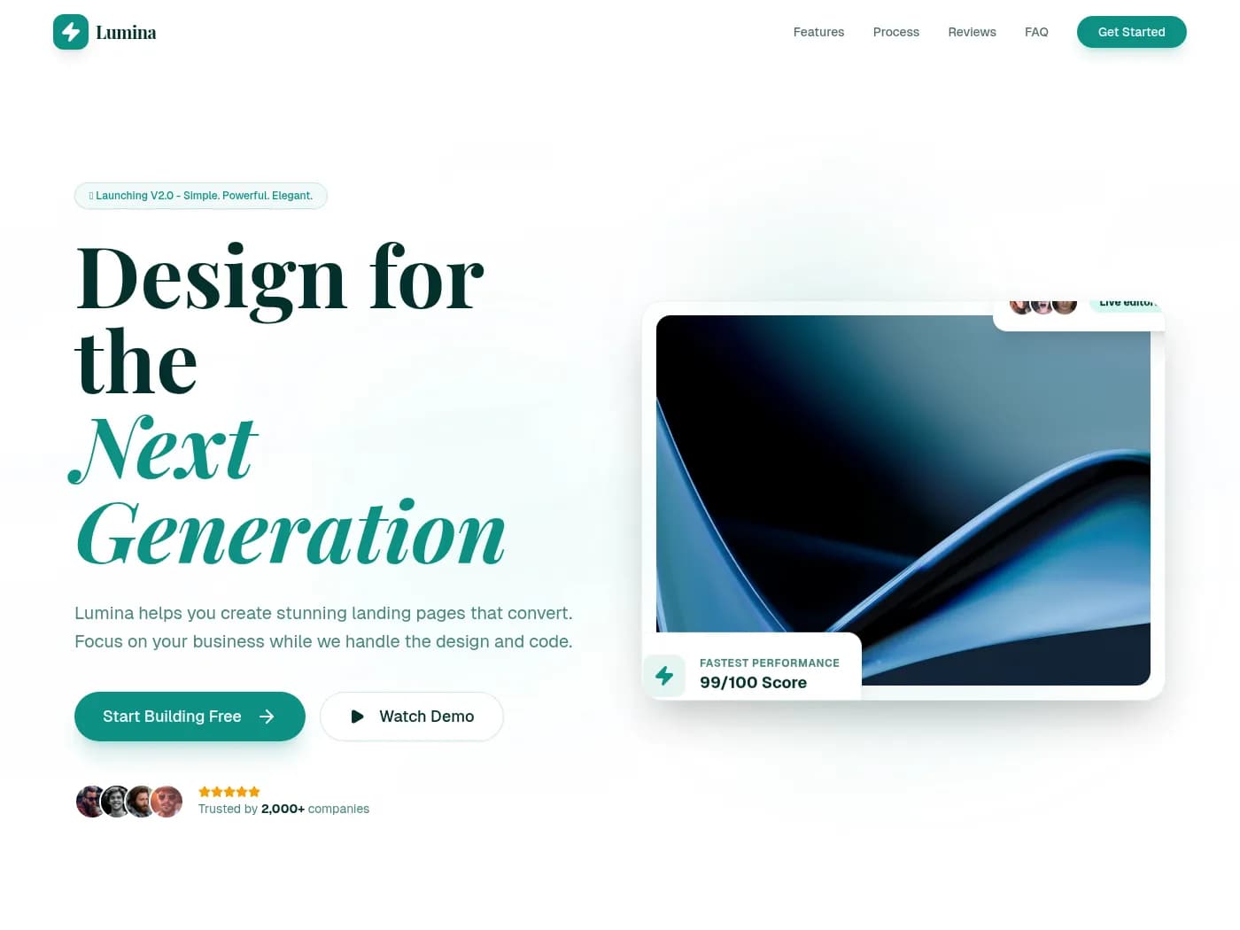 Simple Landing Page