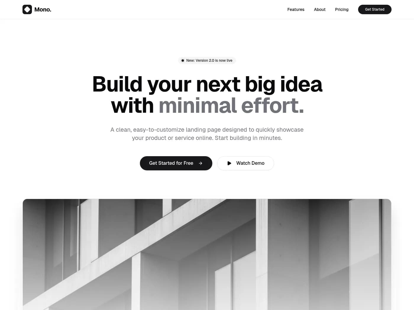 Simple Landing Page