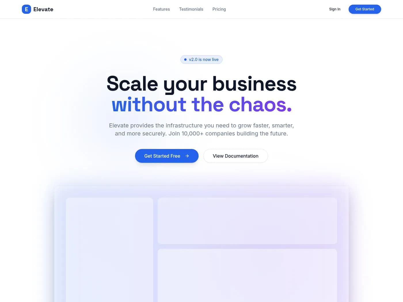 Quick Landing Page