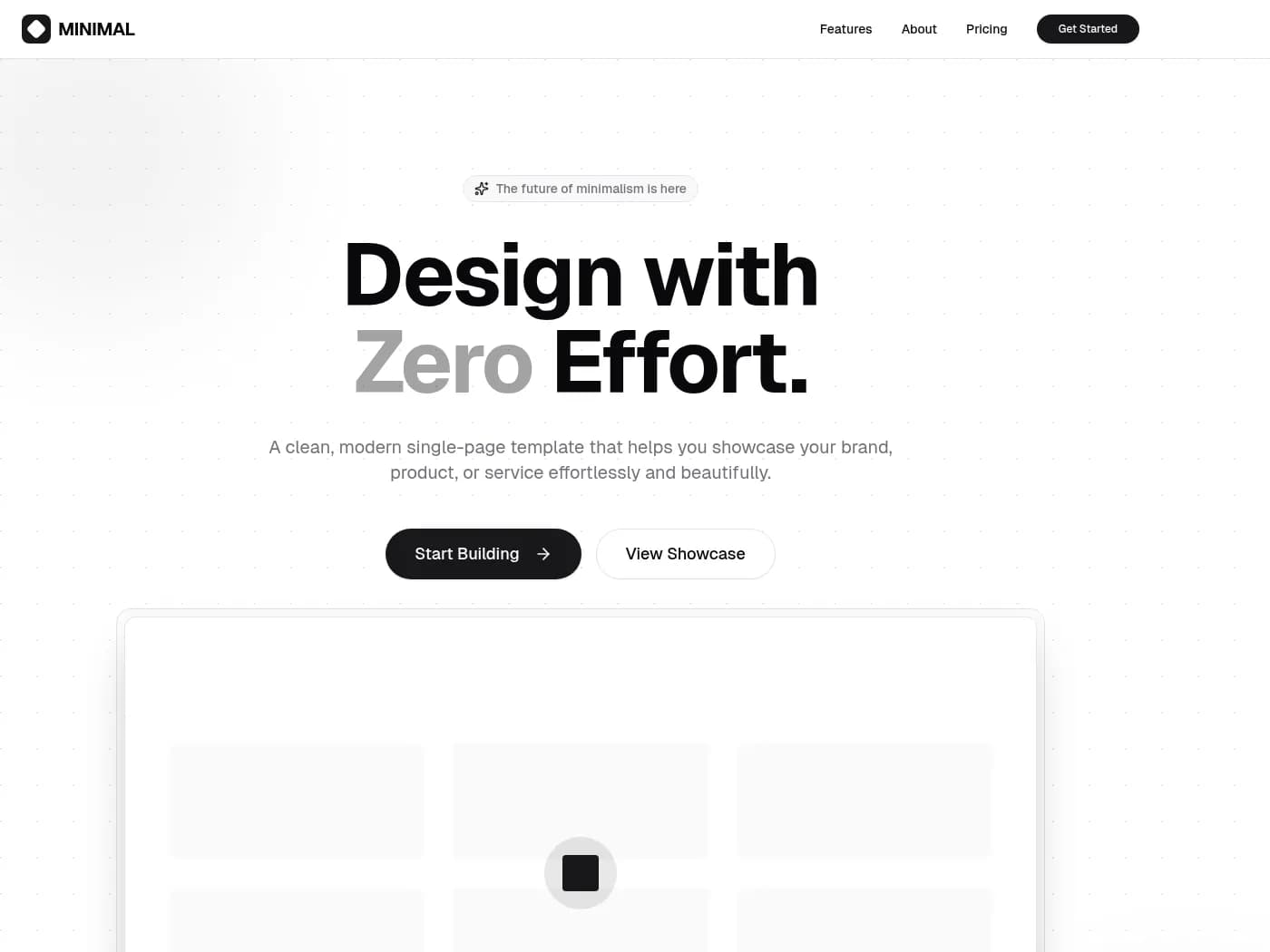 Simple Landing Page