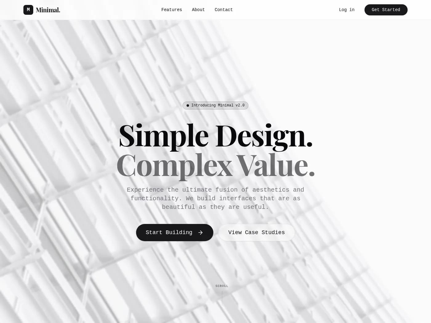 Simple Landing Page
