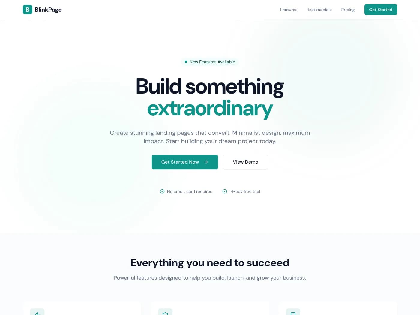 Quick Landing Page