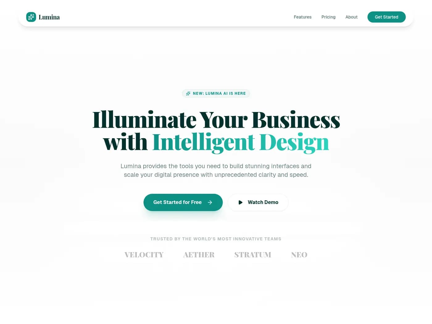 Simple Landing Page
