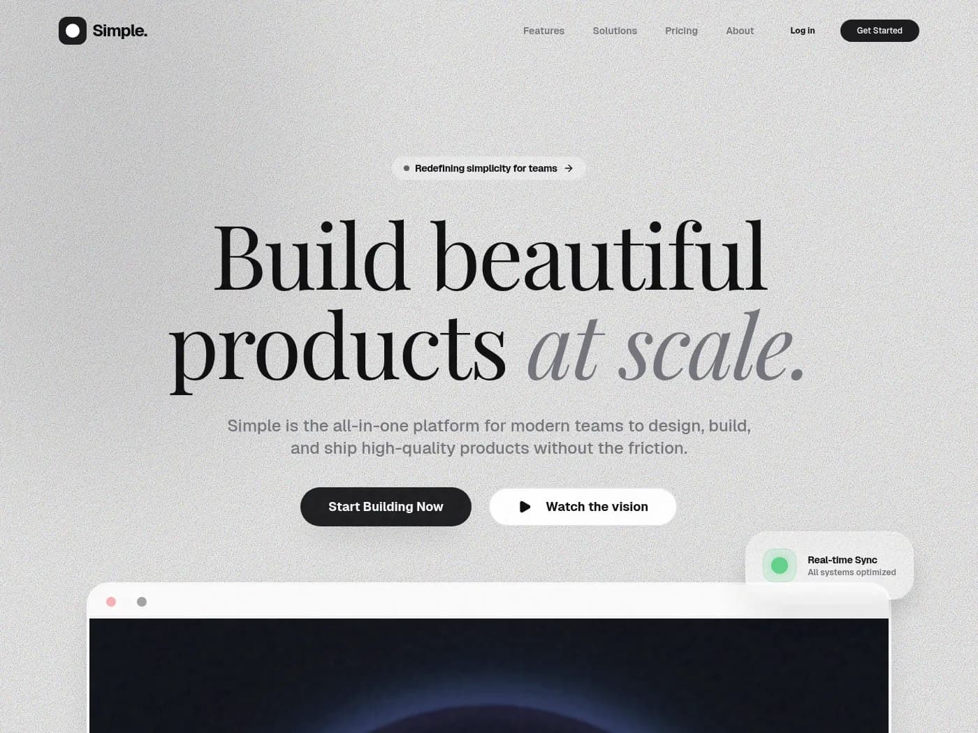 Simple Landing Page
