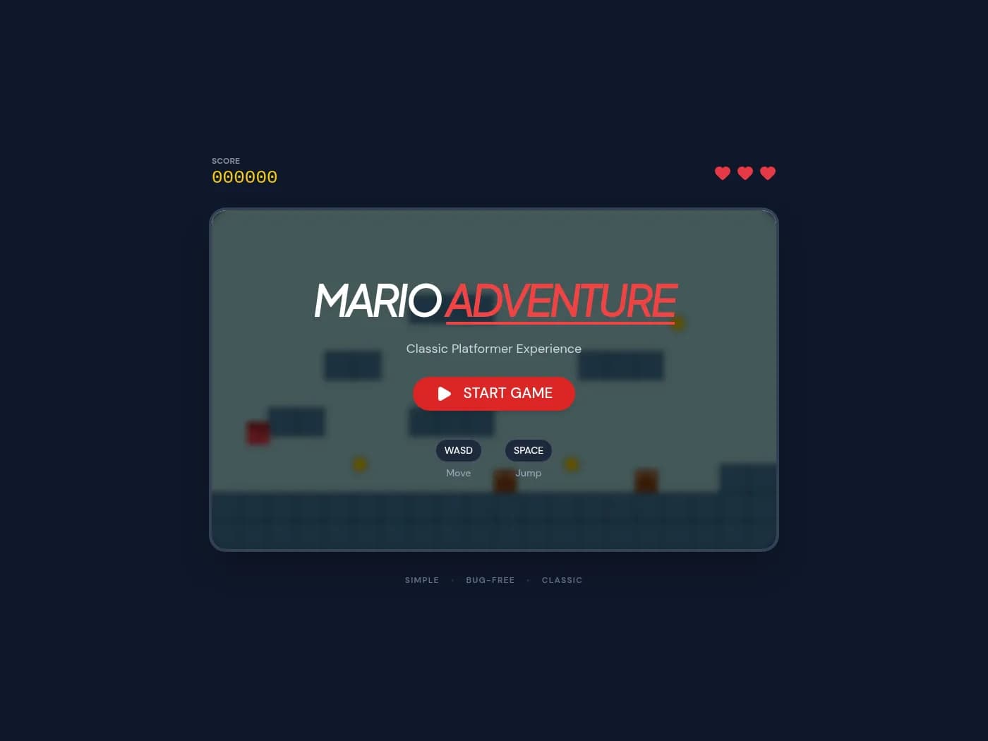 Simple Mario Adventure