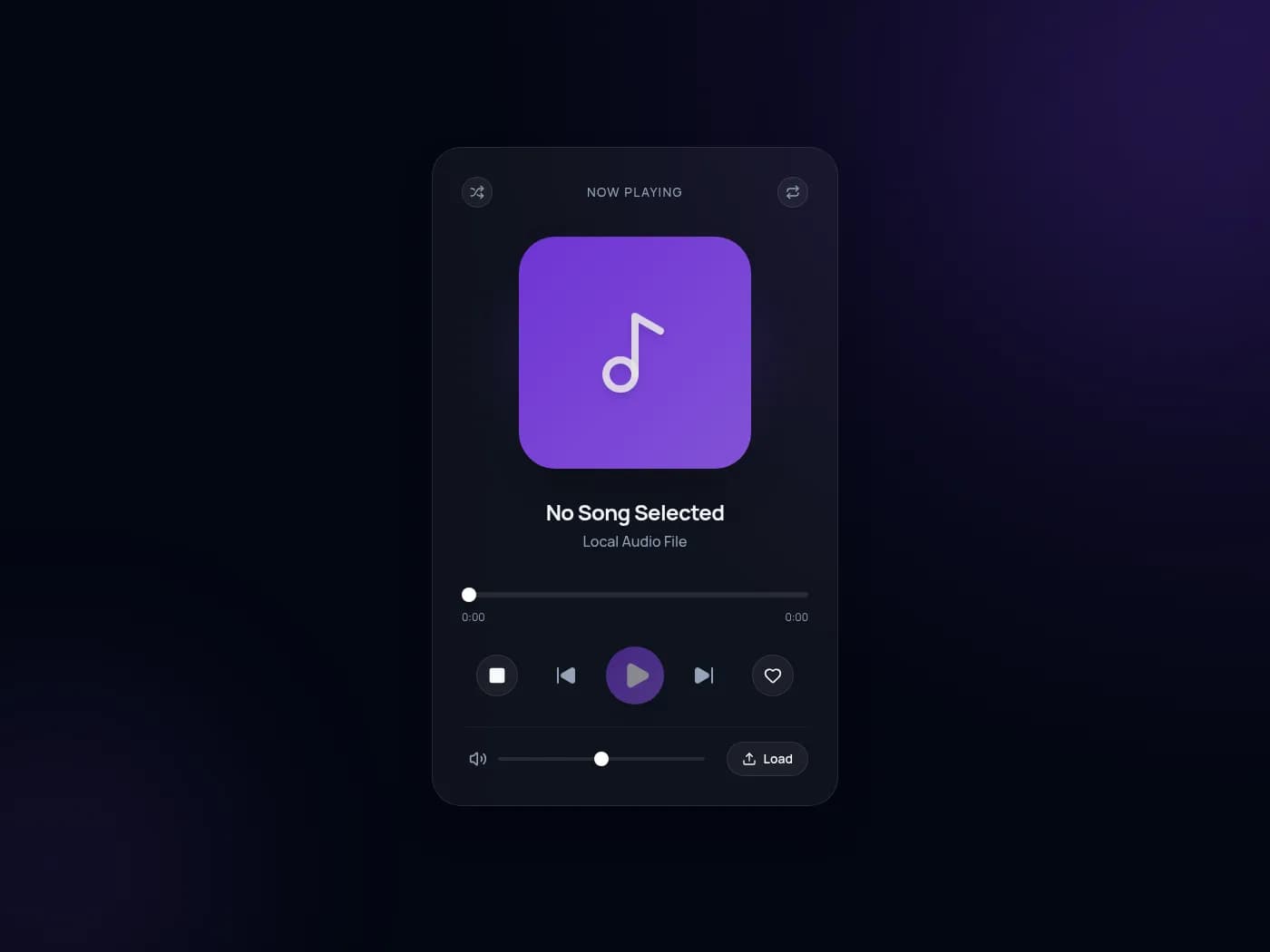 Simple Music Player