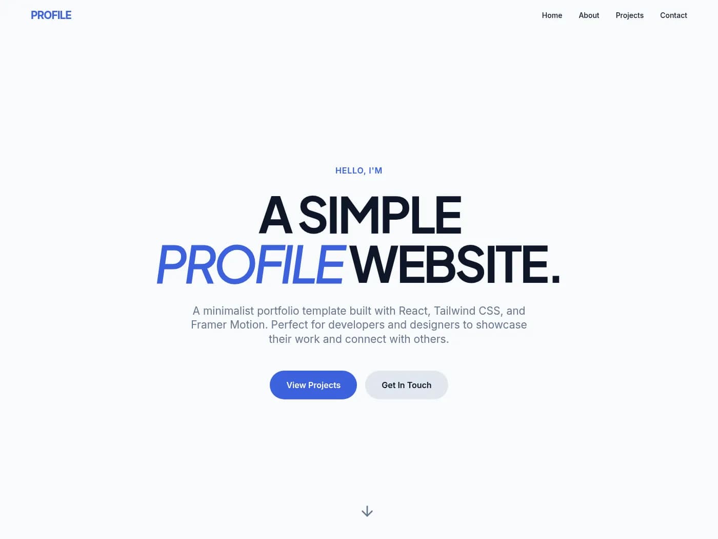 Simpel Profile Web
