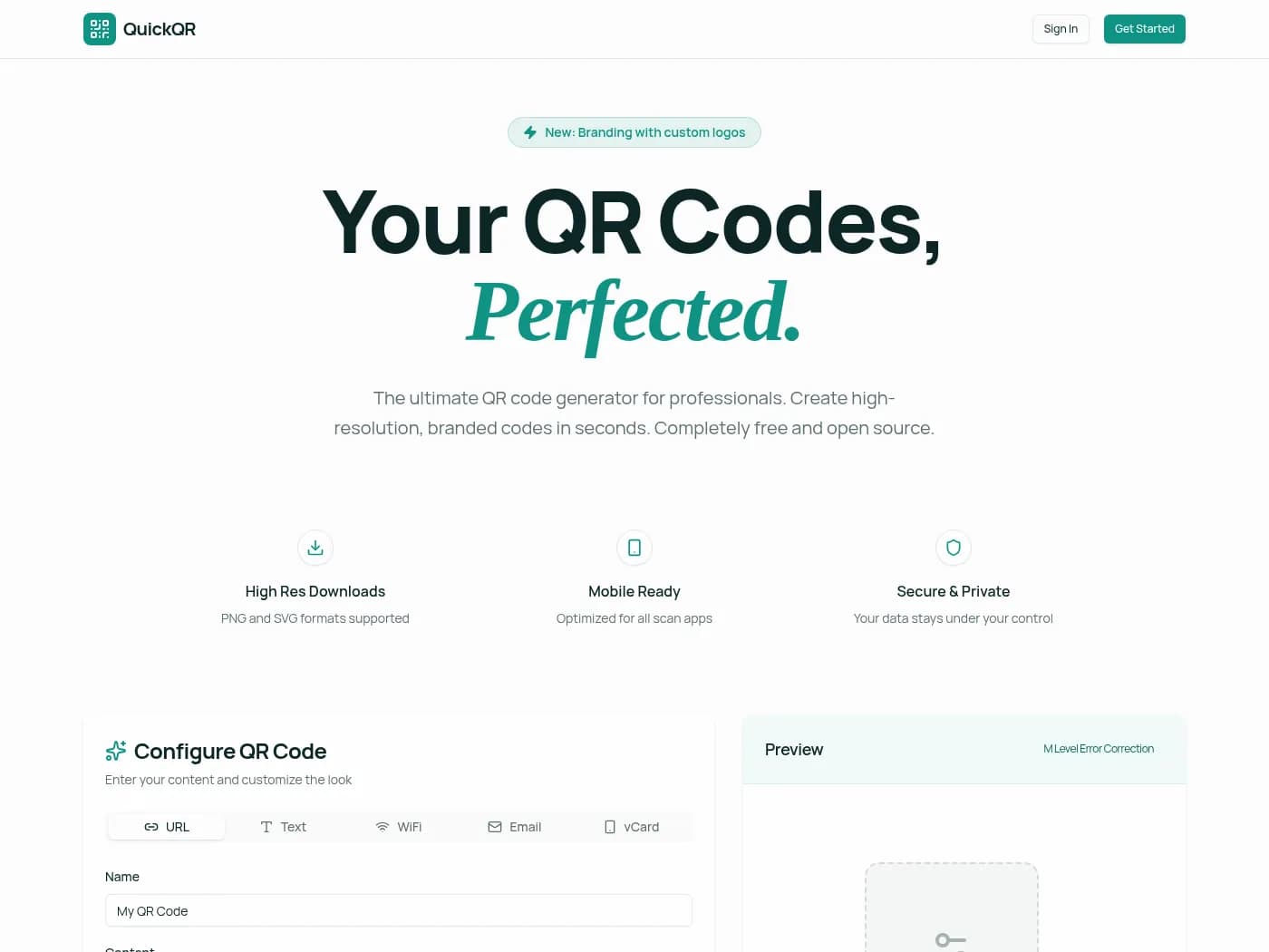Quick QR Code Maker