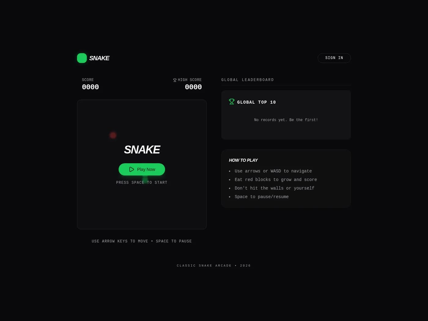 Simple Snake Game