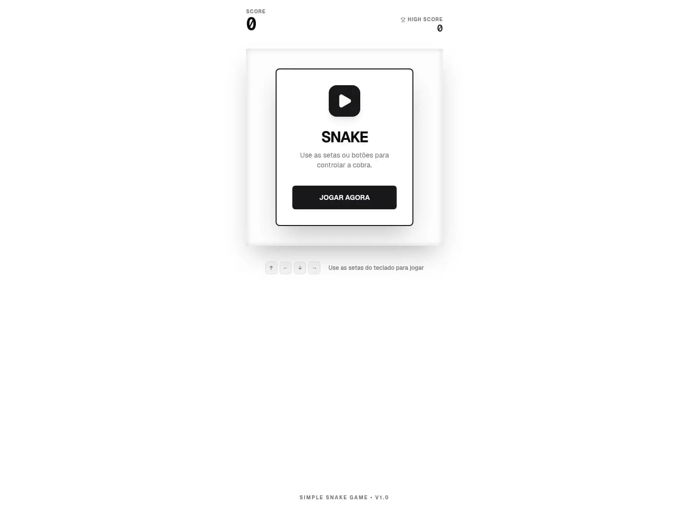 Simple Snake Game