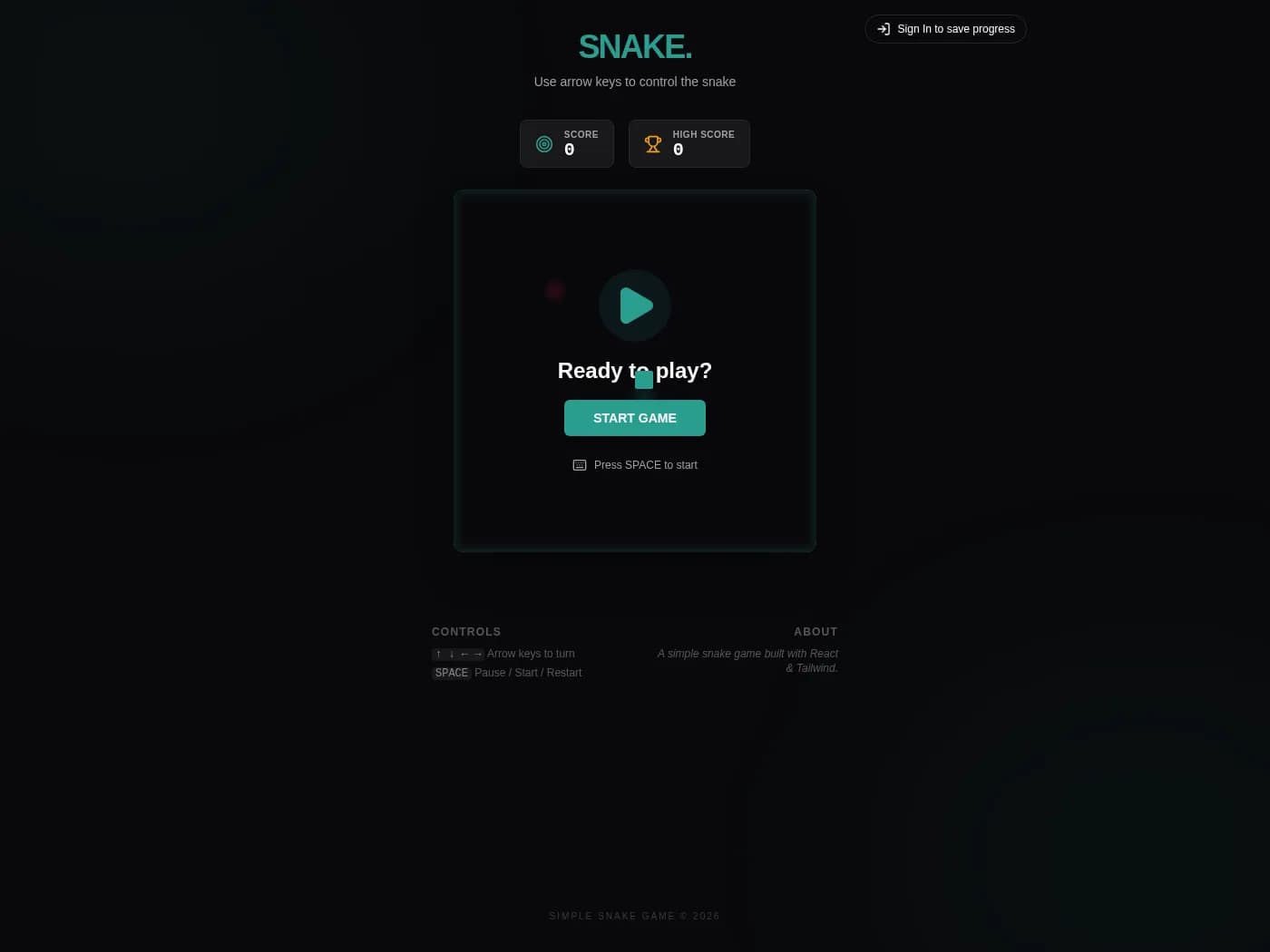 Simple Snake Game