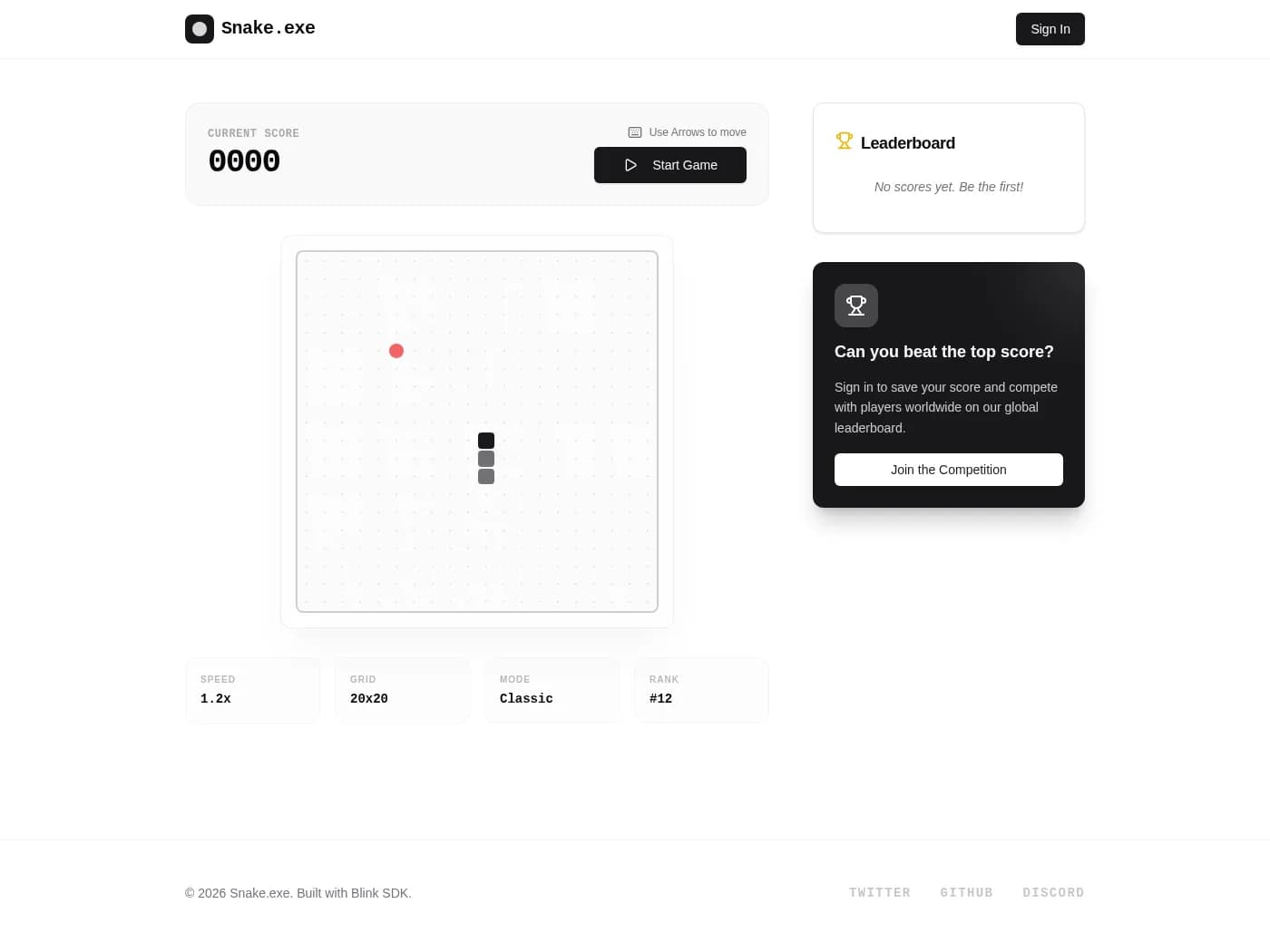 Simple Snake Game