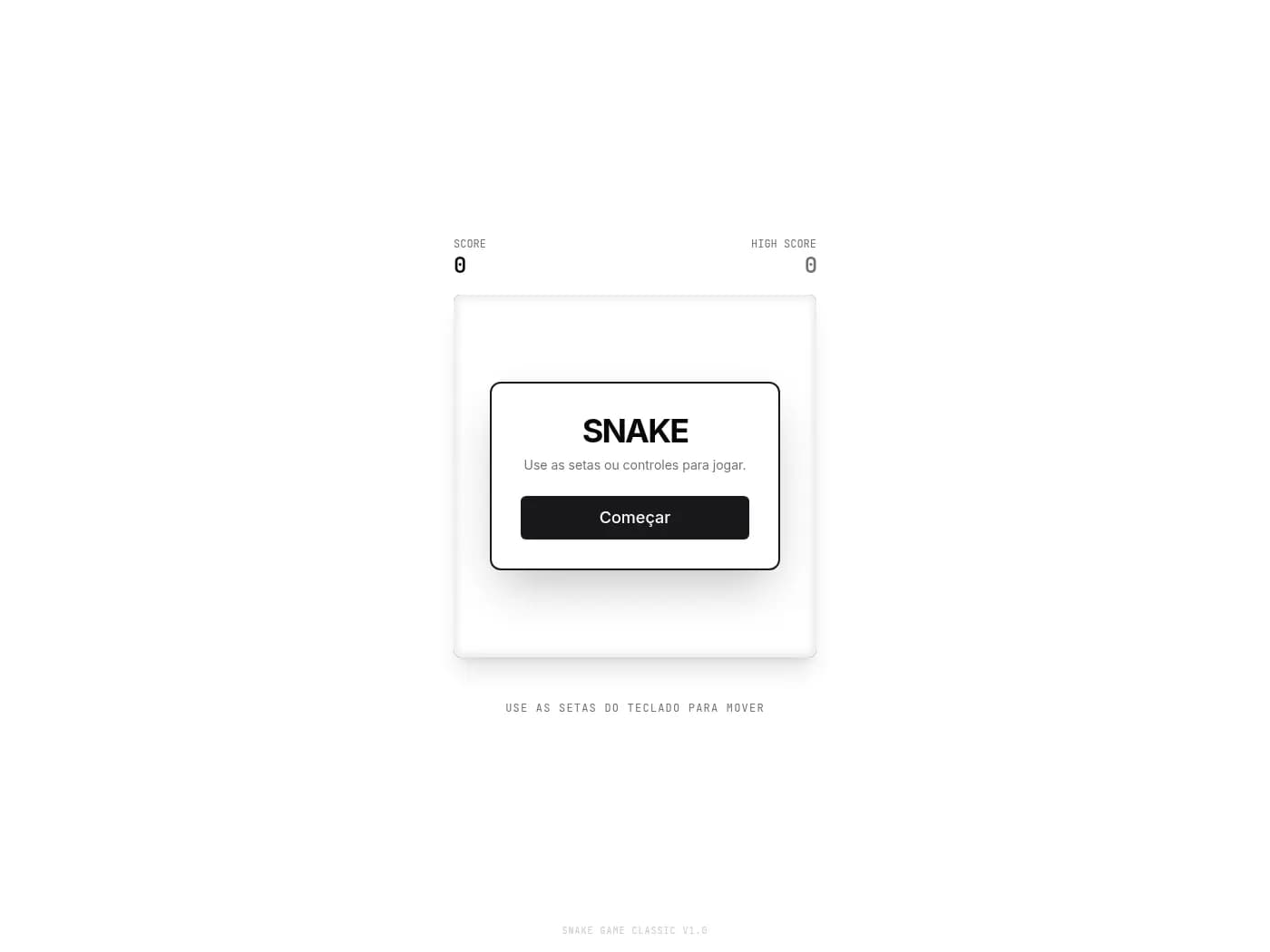 Snake Game Classic