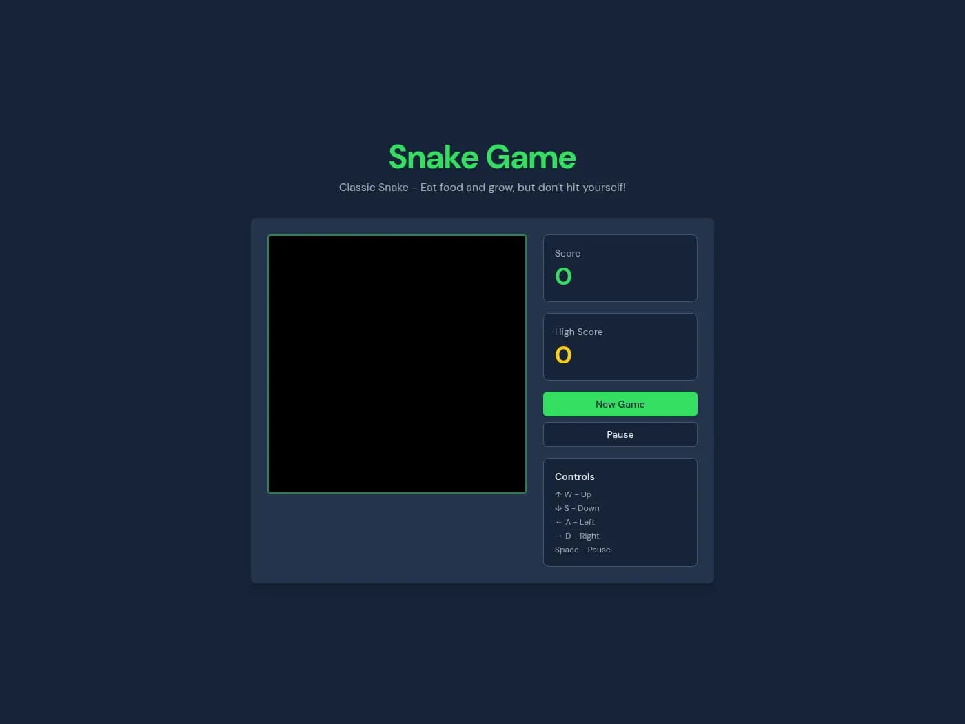 Simple Snake Game