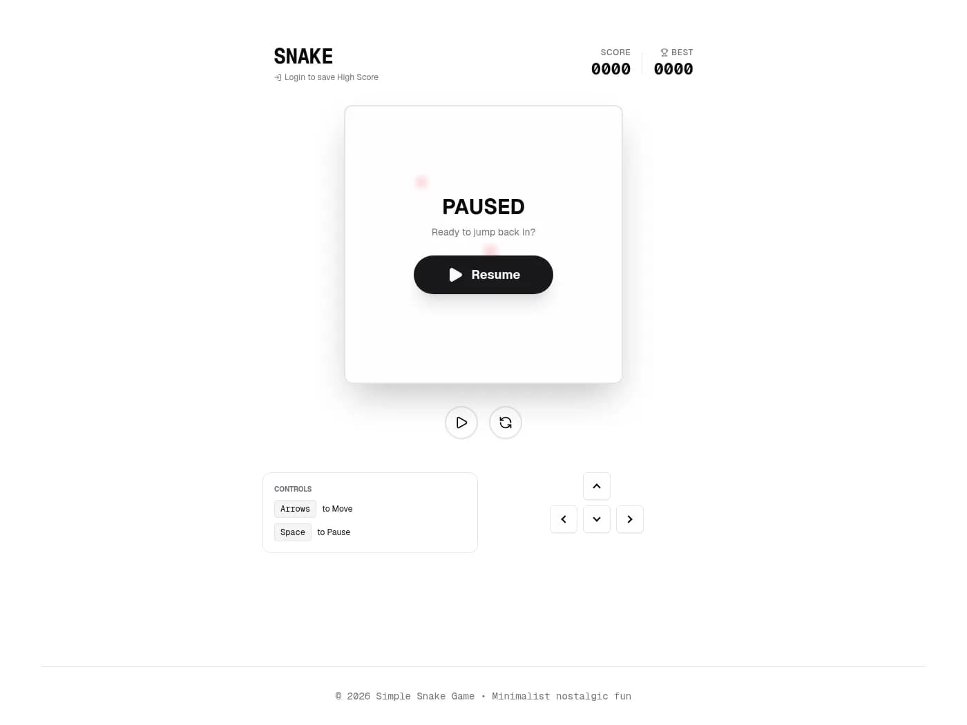 Simple Snake Game