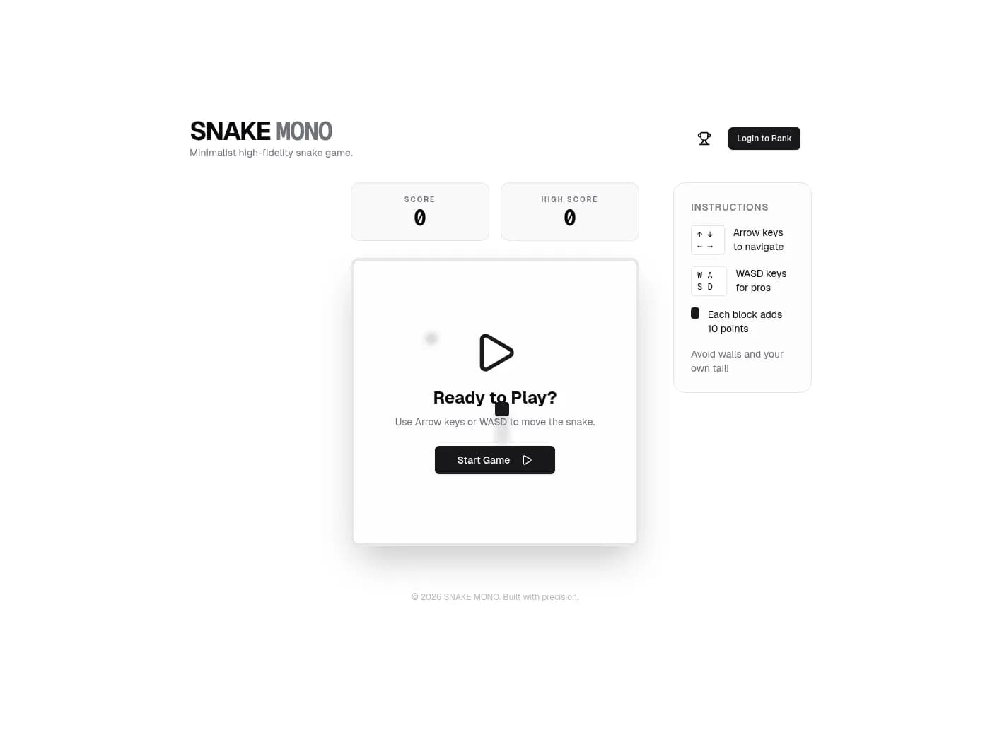 Simple Snake Game