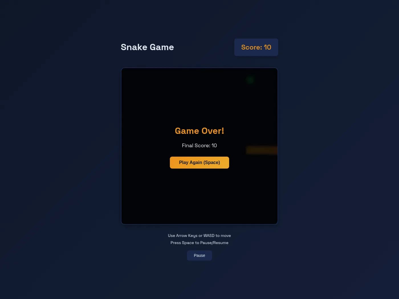 Simple Snake Game