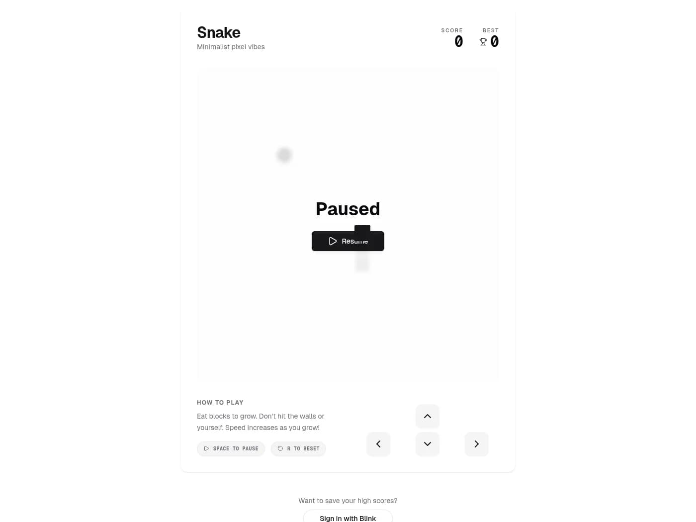 Simple Snake Game