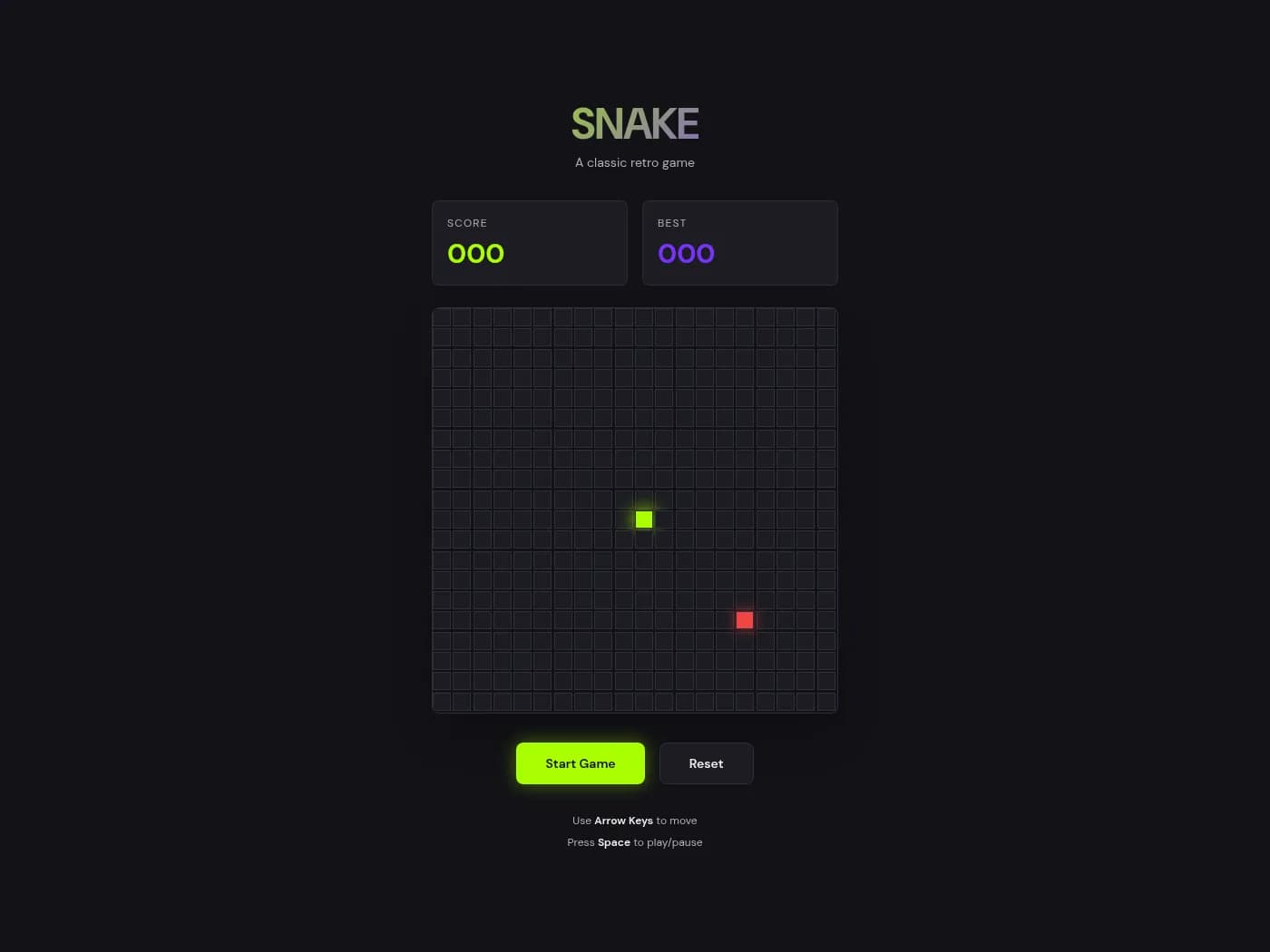 Simple Snake Game