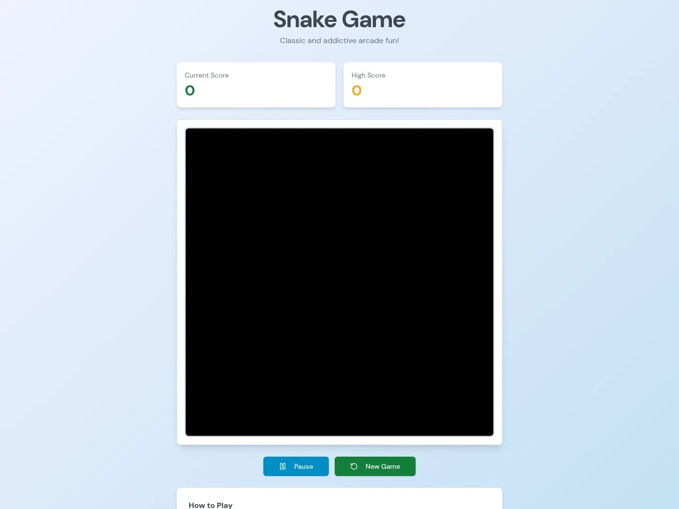 Simple Snake Game