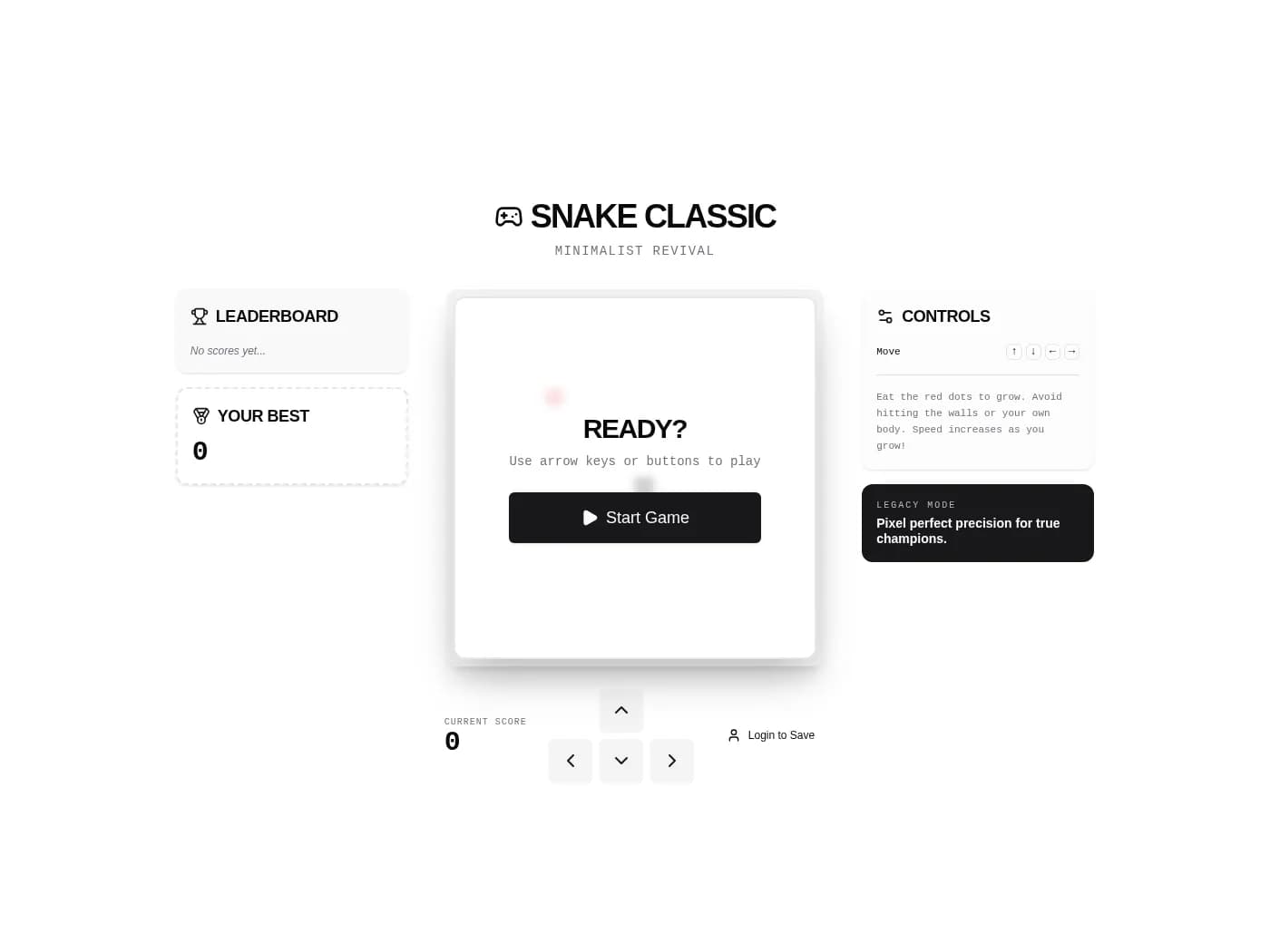 Snake Game Classic