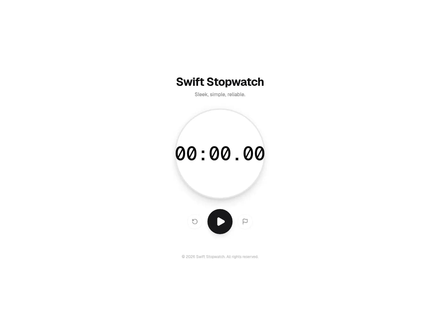 Swift Stopwatch