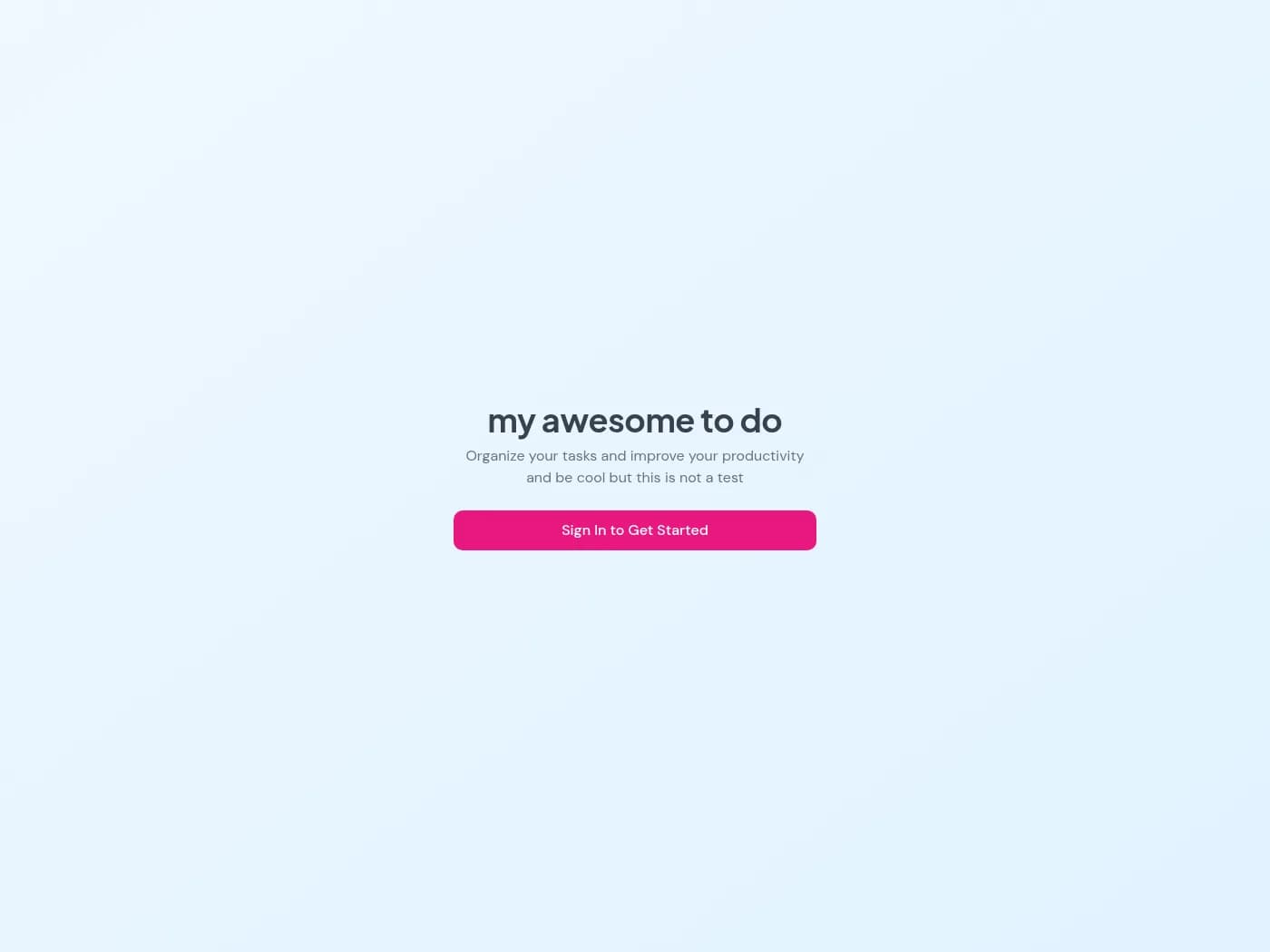 Simple To-Do App