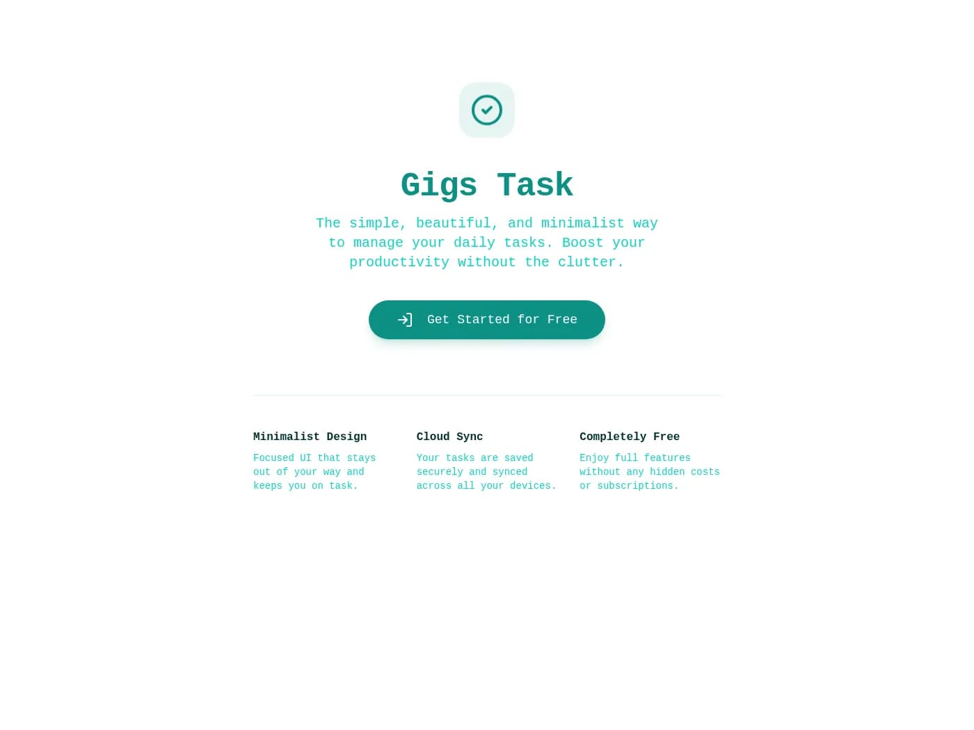 Simple To-Do List App