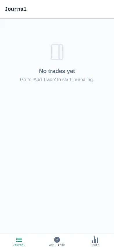 Simple Trading Journal
