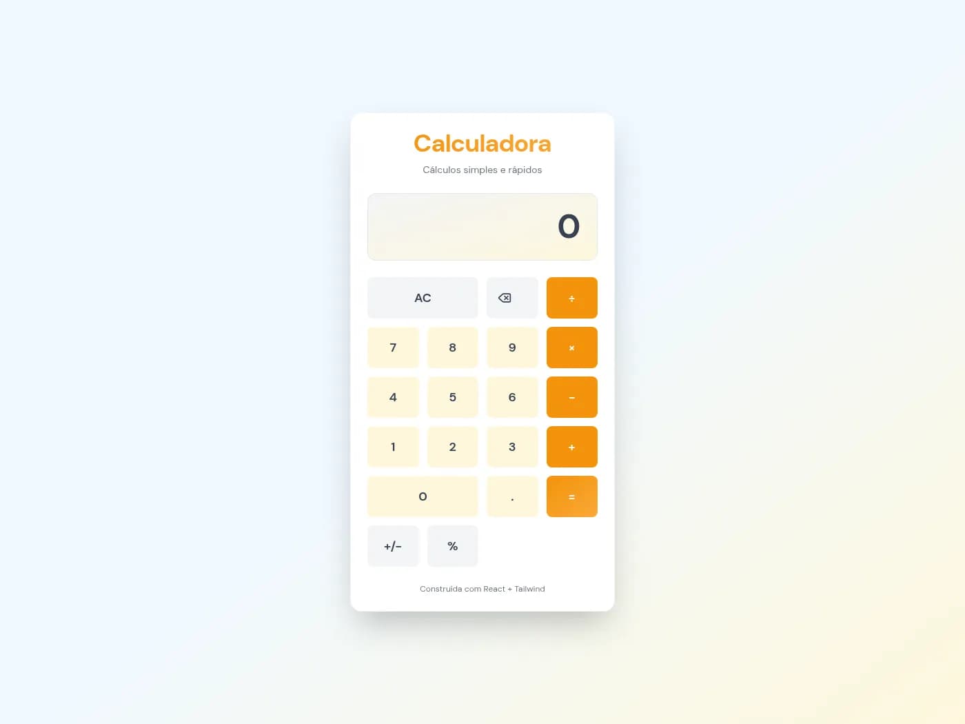 Simple Web Calculator
