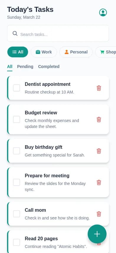 SimpleTask To-Do App