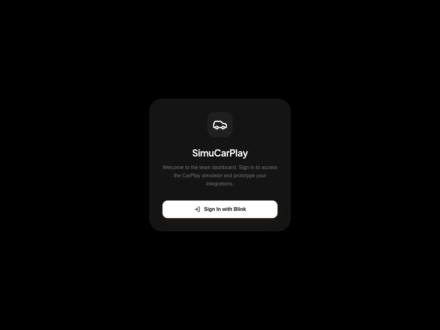 SimuCarPlay Dashboard