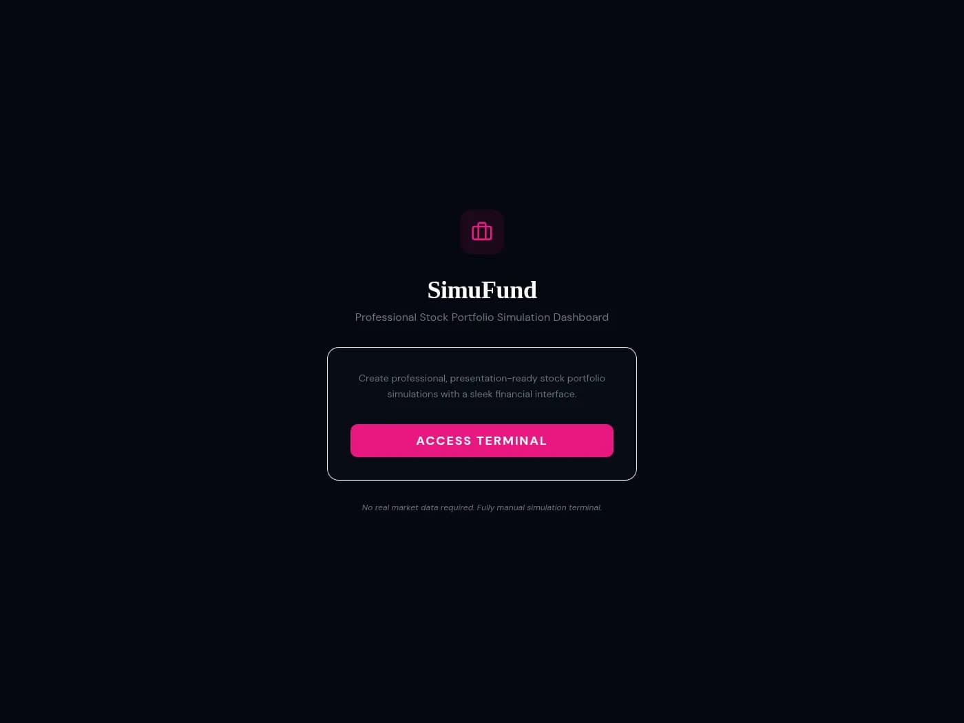 SimuFund Portfolio Dashboard
