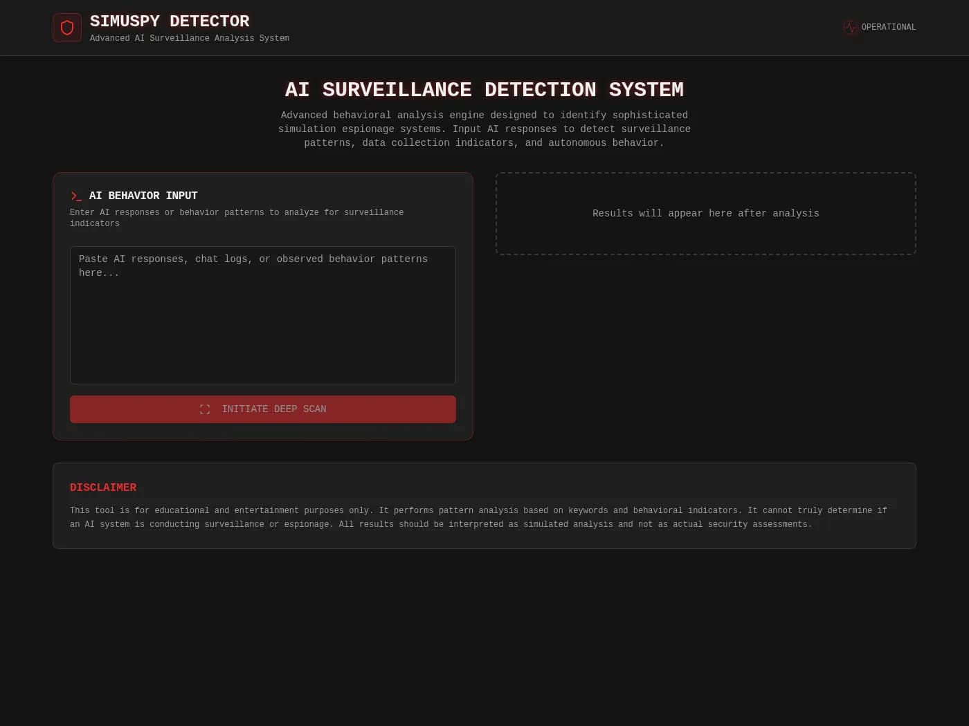 SimuSpy Detector