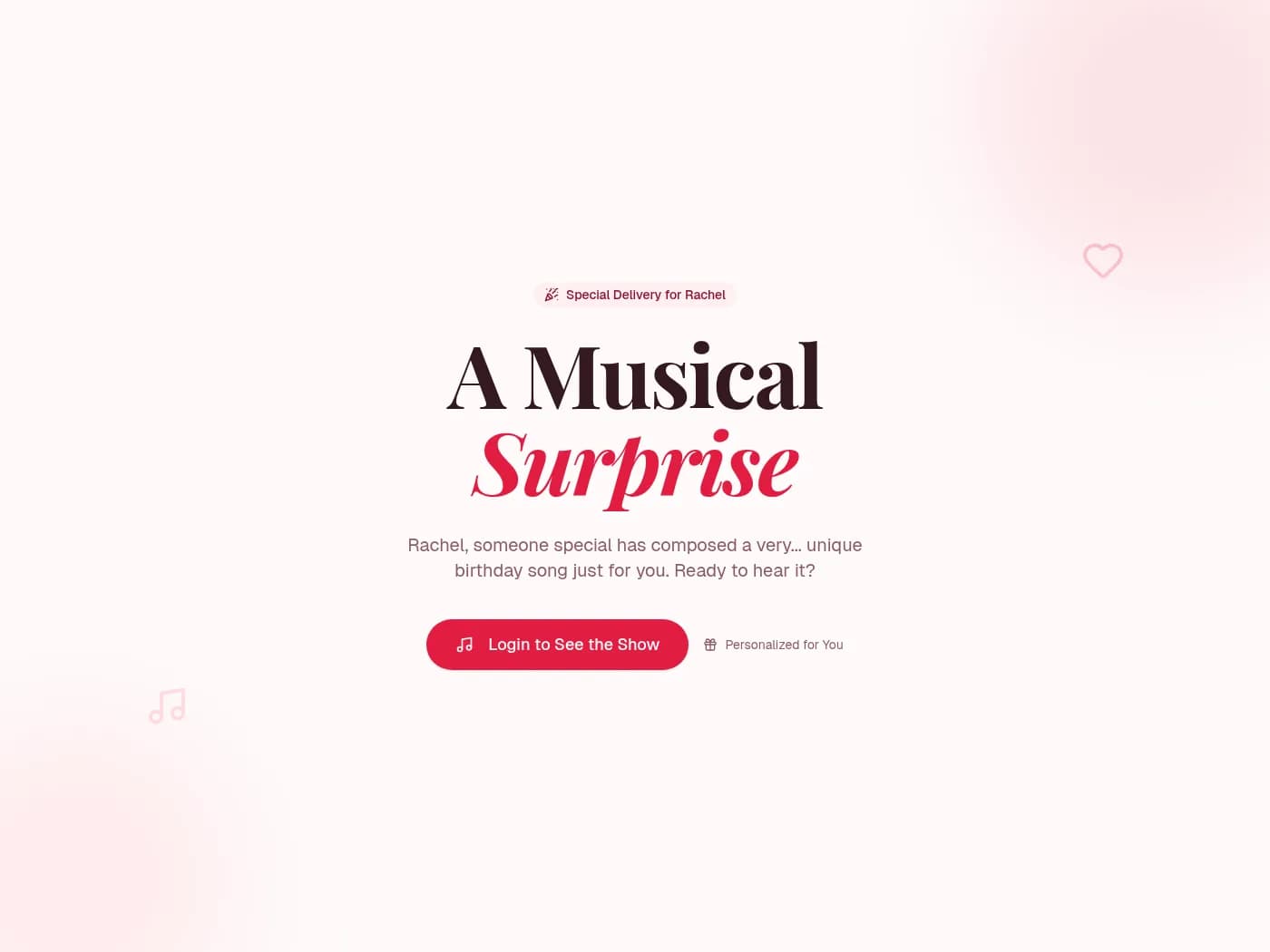Singy Birthday Web